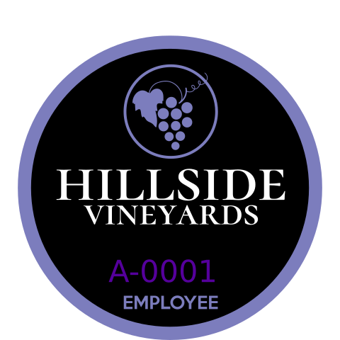 Circular Employee Parking Permits – Secure & Fully Customizable