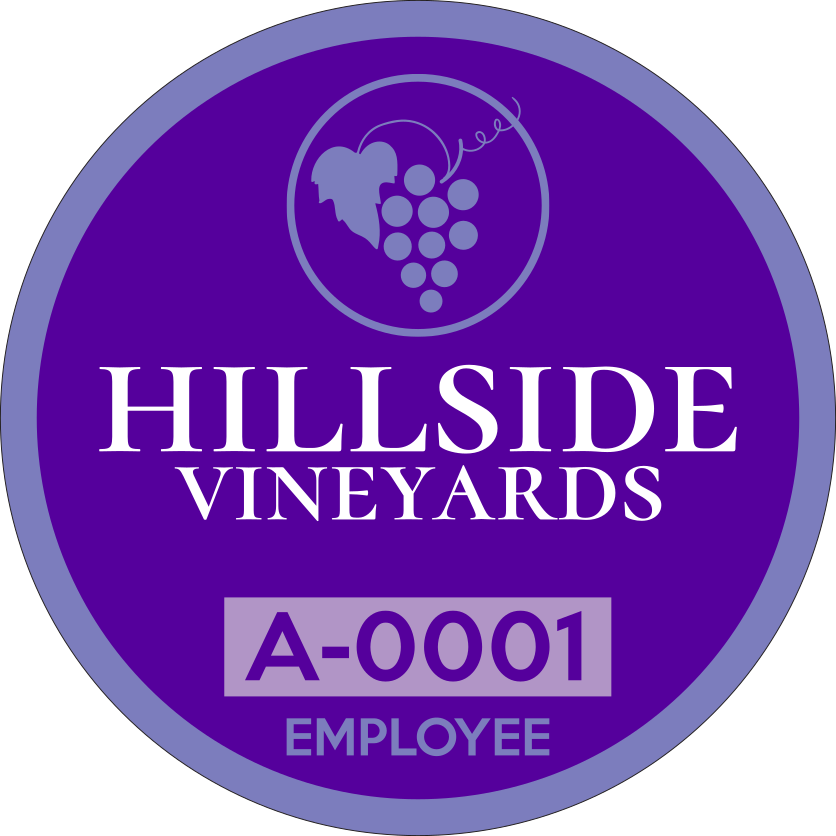 Circular Employee Parking Permits – Secure & Fully Customizable
