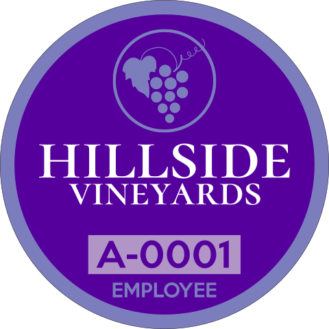 Customizable Circle Employee Parking Permit Sticker