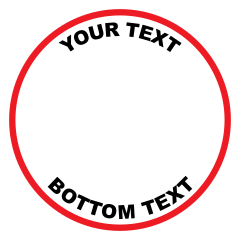 Circle QR Code Template | Custom QR Code Sticker | Car Stickers