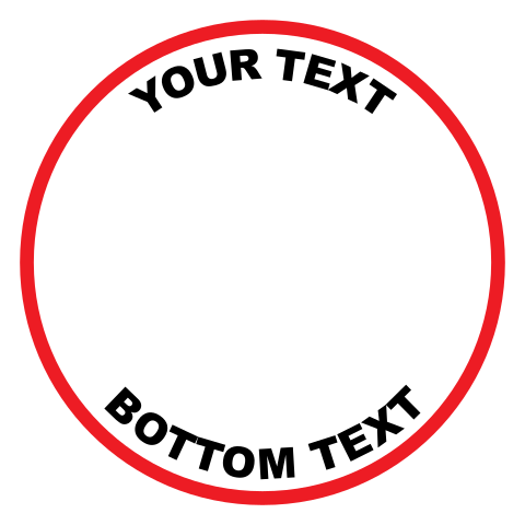 Circle QR Code Template | Custom QR Code Sticker | Car Stickers