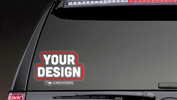 Custom Clear Stickers (Transparent Vinyl) | Free Shipping