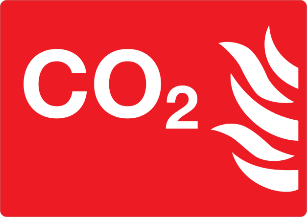 Co2 Sign Sticker Shipped Fast & Free!