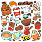 Coffee & Tea Sticker Sheet