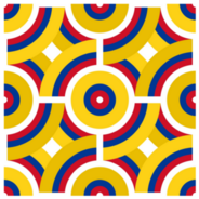Colombia Pattern Sticker