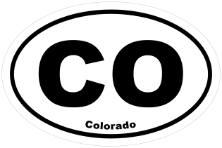 U.S. State Oval Car Stickers & Decals – State Flag Design Available