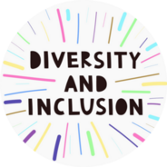 Colorful Diversity And Inclusion Sticker