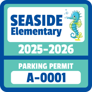Custom Square Parking Permit Stickers