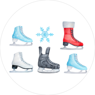 Ice Skating Car Stickers & Decals – Fully Customizable Designs