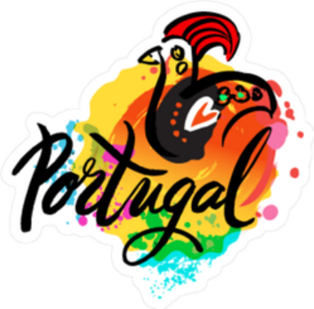 Colorful Portugal Logo Sticker