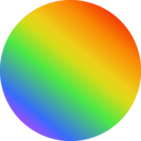 Colorful Rainbow Gradient Sticker