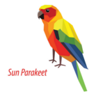 Colorful Sun Parakeet Sticker