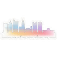 Columbus, Ohio Usa Skyline Watercolor Sticker