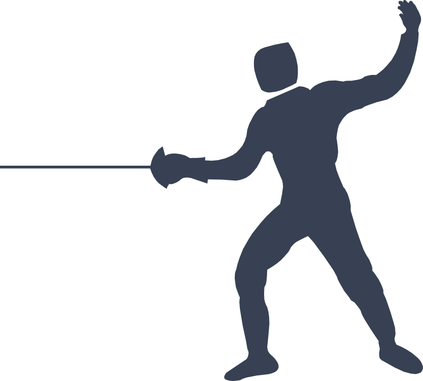 Cool Fencing Sticker Shipped Fast & Free!