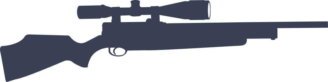 Vibrant, High-Quality Cool Hunting Rifle Stickers