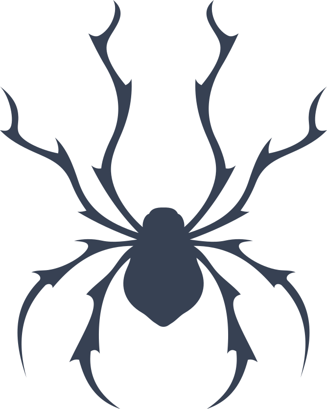 Cool Spider Sticker - 50+ Colors!