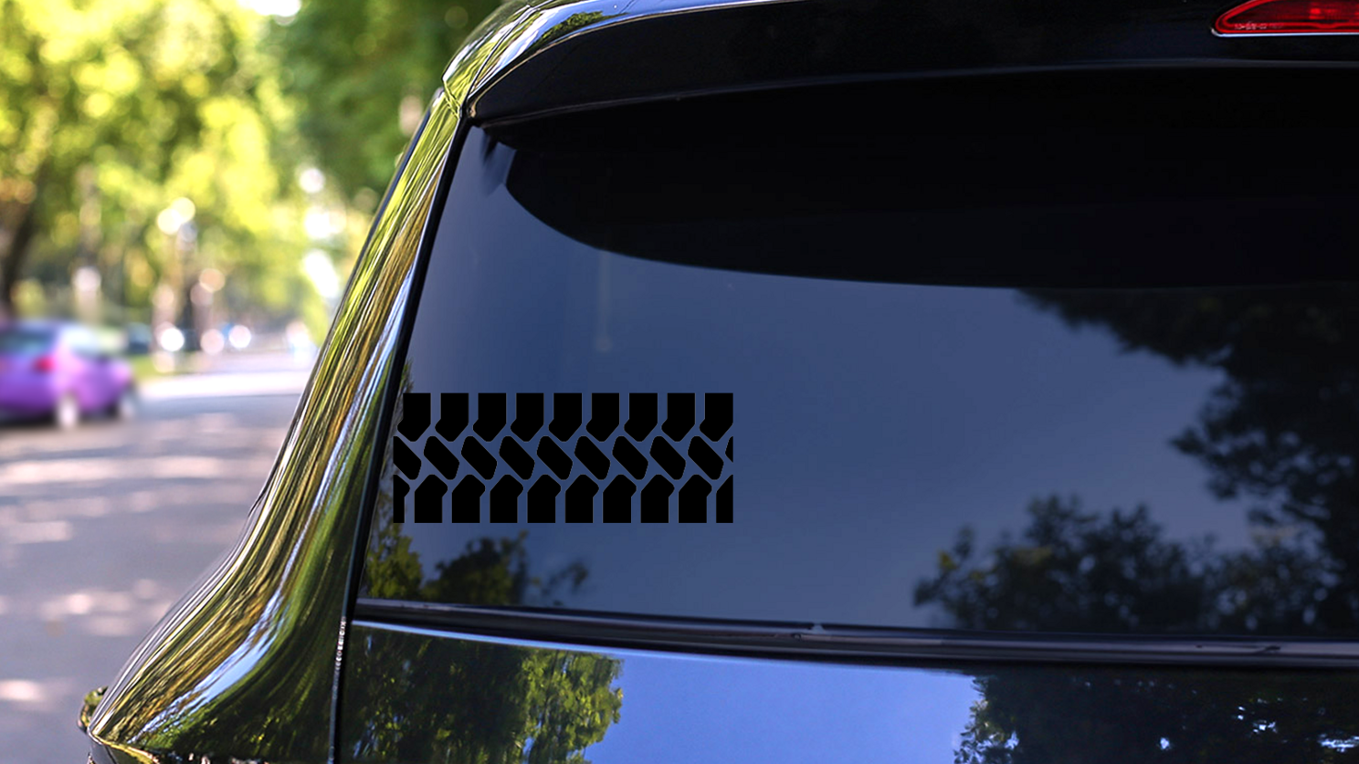 Vibrant, High-Quality Cool Tire Tread Race Car Stickers