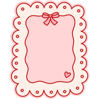 Coquette Card Sticker