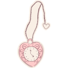 Coquette Clock Sticker