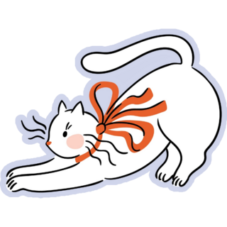Coquette Kitten Sticker