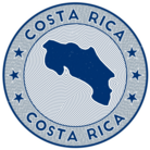 Costa Rica Badge Sticker