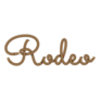 Cowboy Lettering Rodeo Rope Sticker