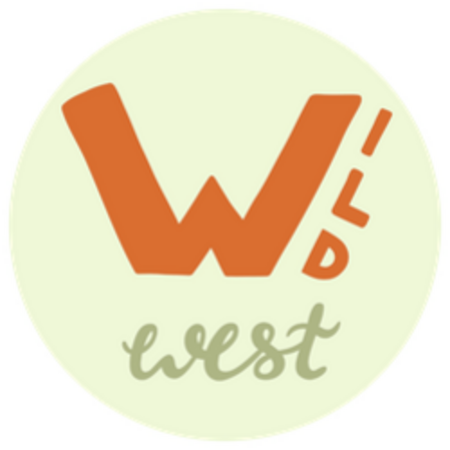 Cowboy Lettering Wild West Sticker