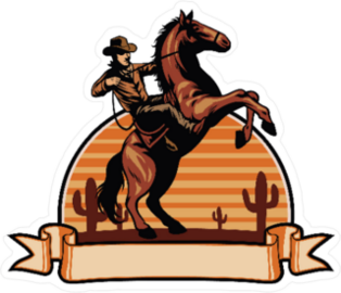 Cowboy Car Stickers and Decals