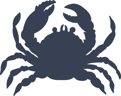 Crab Sticker - 50+ Colors!