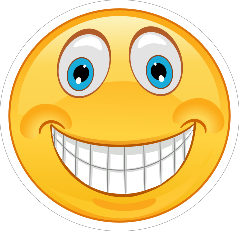 Order Your Crazy High Smile Emoji Sticker Today - Free Shipping!