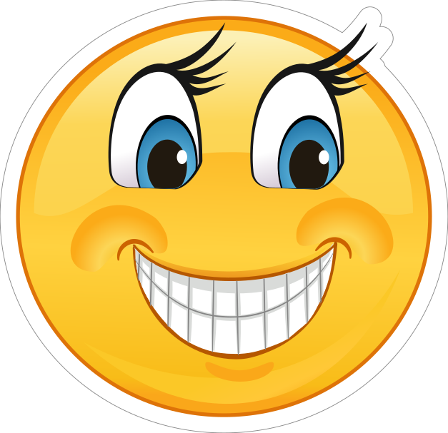 Vibrant, High-Quality Crazy Smiling Emoji Stickers