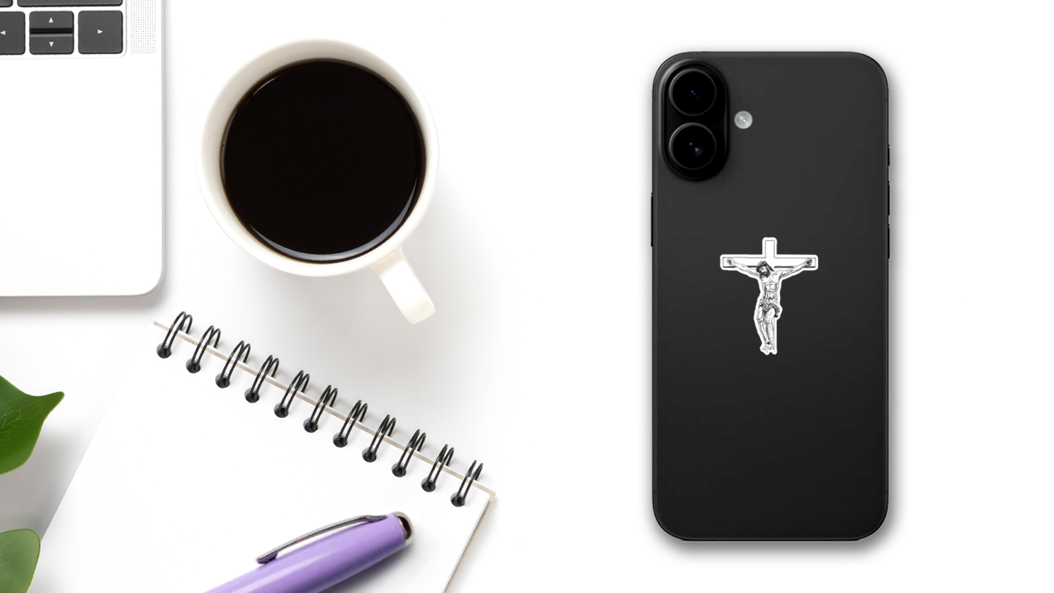 Crucified Jesus Christ Sticker
