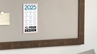 Custom 2025 Tall Calendar Magnet Magnets (Car & Fridge) No Minimum