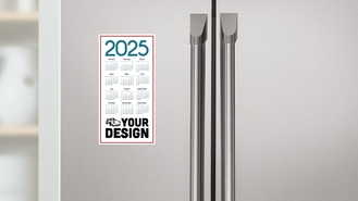 Custom 2025 Tall Calendar Magnet Magnets (Car & Fridge) No Minimum