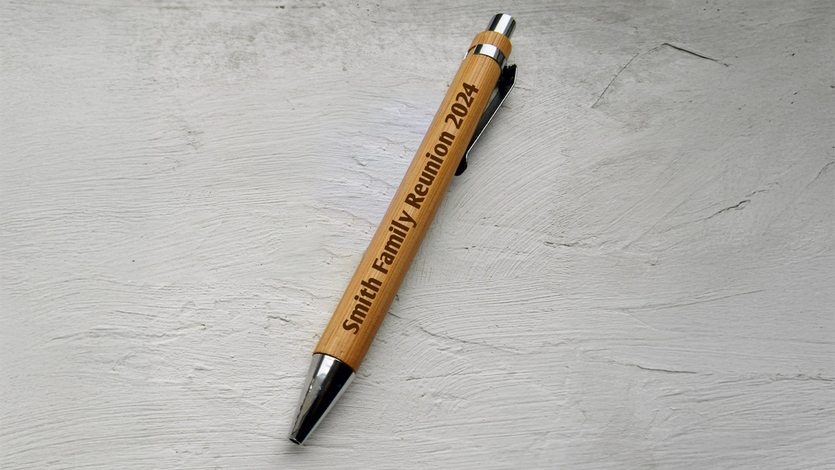 Custom Engraved Bamboo Pens | Eco-Friendly Pens - CarStickers