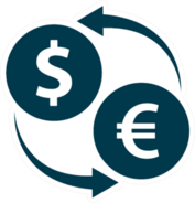 Currency Exchange Sticker