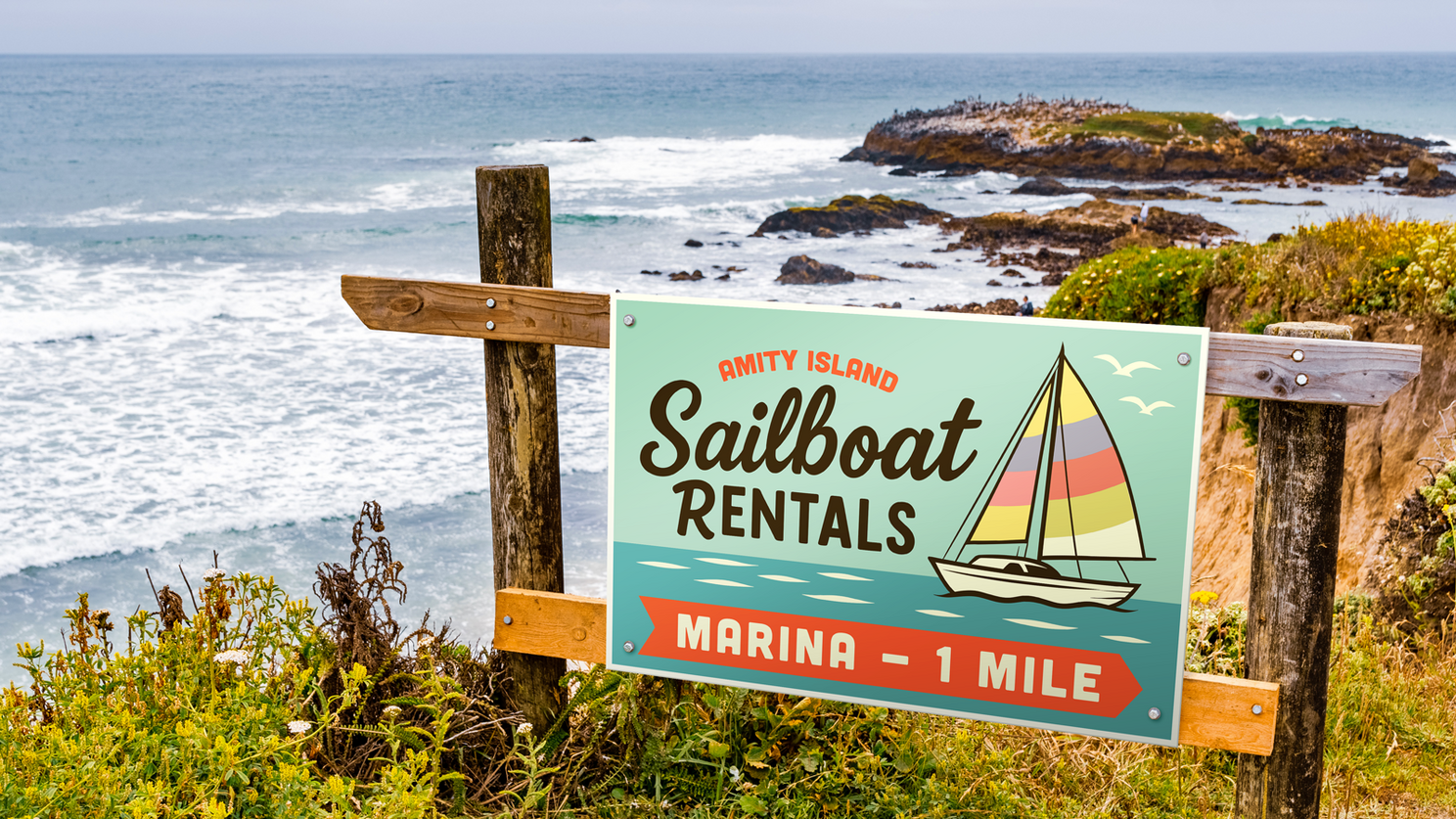 Custom Aluminum Metal Signs – 36”x24” Durable Outdoor Printing