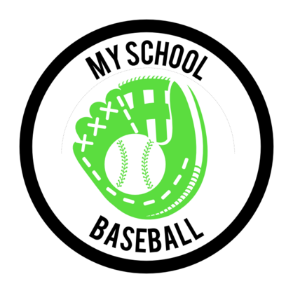 Custom Circular Baseball Mitt Sticker