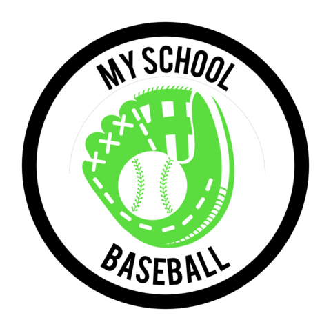 Custom Circular Baseball Mitt Sticker