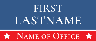 Custom Election Campaign Sticker & Decal Templates