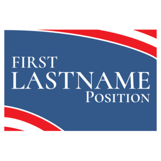 Custom Election Campaign Sticker & Decal Templates