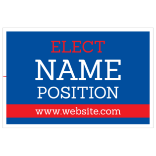 Custom Election Campaign Sticker & Decal Templates