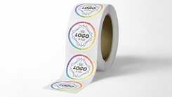 Custom Circle Labels & Sticker Rolls with Free Shipping