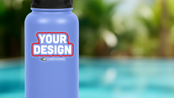 Custom Clear Stickers (Transparent Vinyl) | Free Shipping