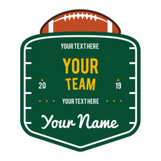 Custom Football Fundraiser Car Decals & Stickers | Car Stickers