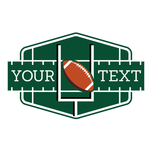 Football Field Decal | Personalized Football Sticker