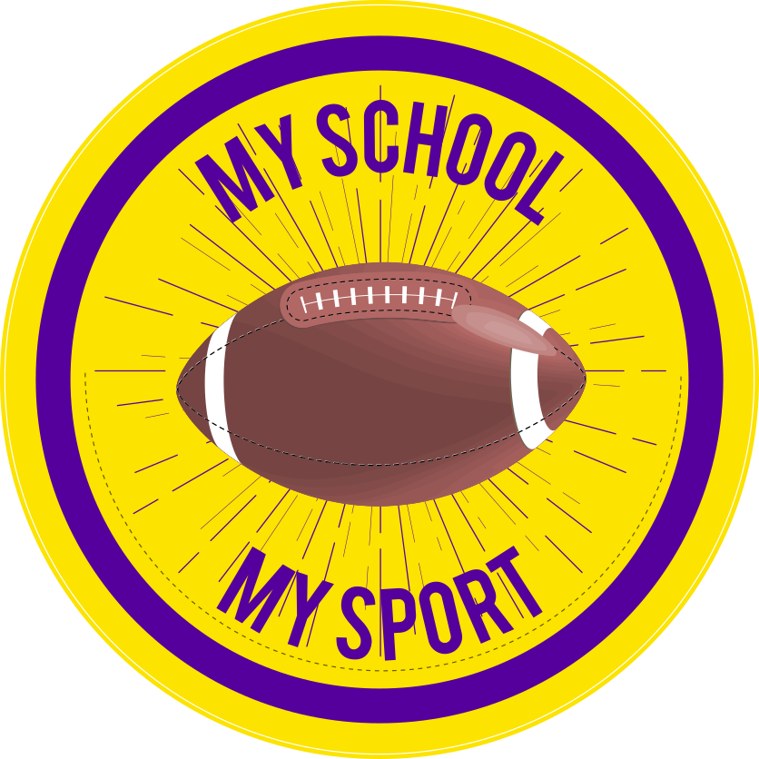 Personalized Football Decal | Custom Circle Sports Sticker