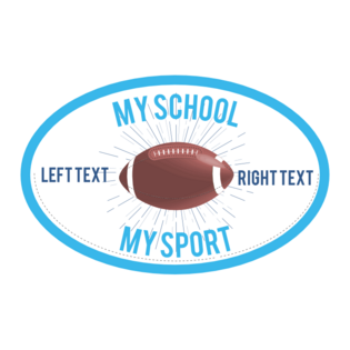 Custom Football Fundraiser Car Decals & Stickers | Car Stickers