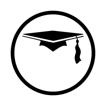 Custom Graduation Circle Sticker with Year and Student Name