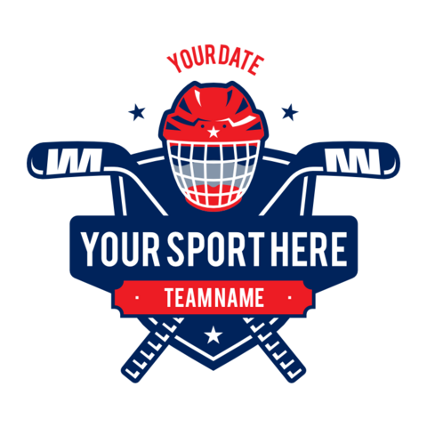 Hockey Helmet Sticker | Custom Hockey Bumper Sticker